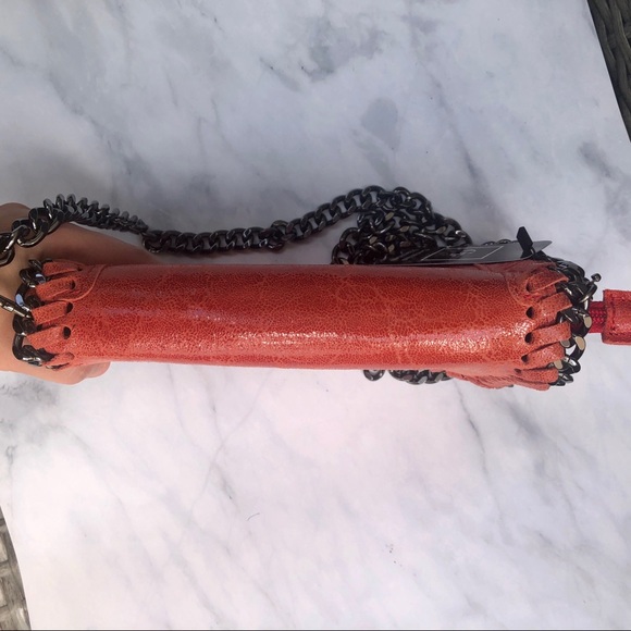 German Fuentes | Bags | German Fuentes Chained Leather Crossbody Bag ...